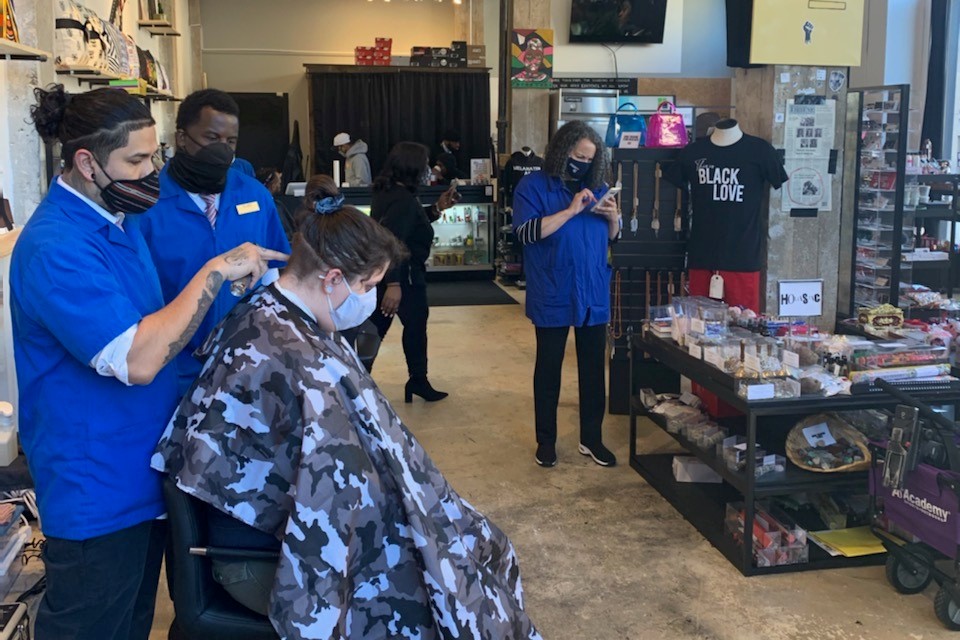 Barbering Students Offer Free Haircuts to Gain Experience | Wake Tech